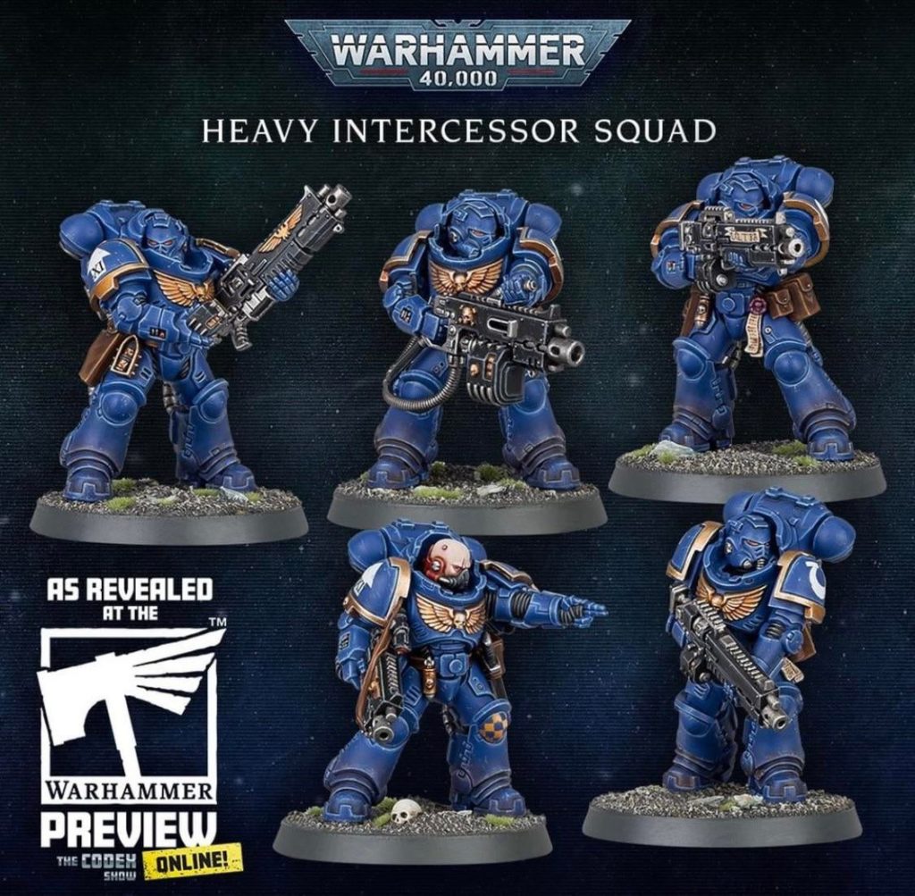 Heavy Intercessor, Tropas en Gravis Armor – El Baul